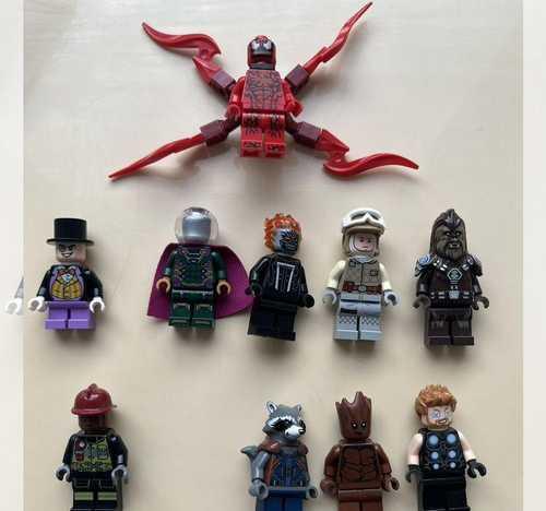 Lego marvel super heroes, dc, star wars