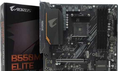 Материнская плата gigabyte B550M aorus elite