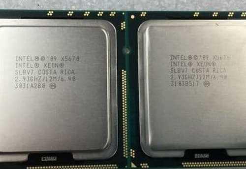 Пара процессоров Intel Xeon X5670