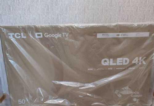 Новый телевизор 50 Qled TCL 50c647