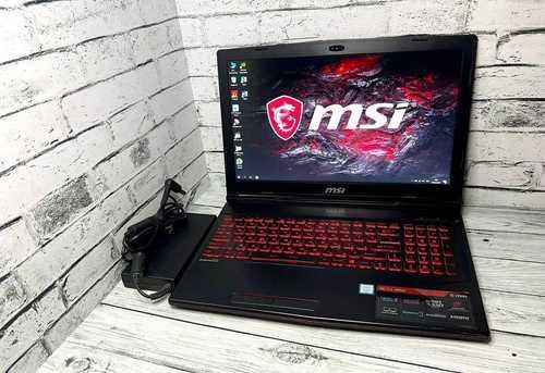 Игровой ноутбук MSi i7/GTX4gb/512/16