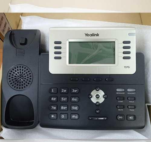 VoIP-телефон Yealink SIP-T27G черный