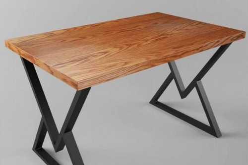 Кухонный стол деревянный Лофт из массива
