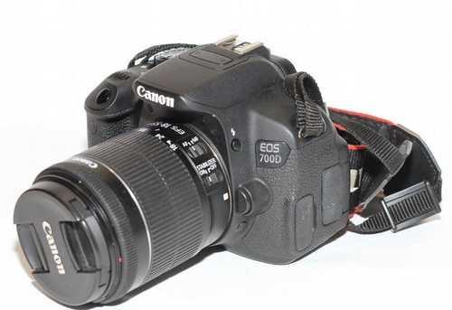 Canon 700D kit 18-55 STM