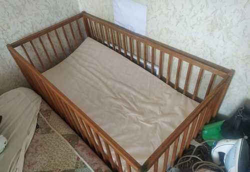 Детская кроватка Икеа + матрас