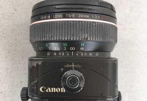 Объектив Canon TS-E 24 мм f/3.5L