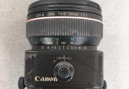 Объектив Canon TS-E 24 мм f/3.5L