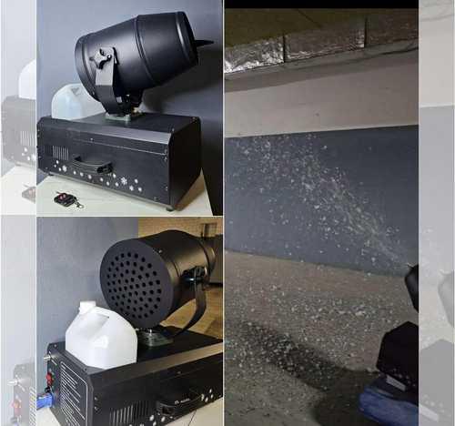 Поворотный генератор снега 2000w