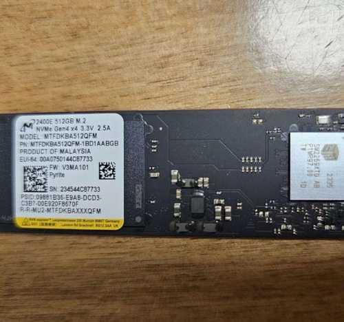 Ssd m2 nvme gen4 512gb