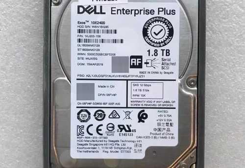 Жесткий диск dell 1XJ203-158 SAS 1.8Tb 2.5"