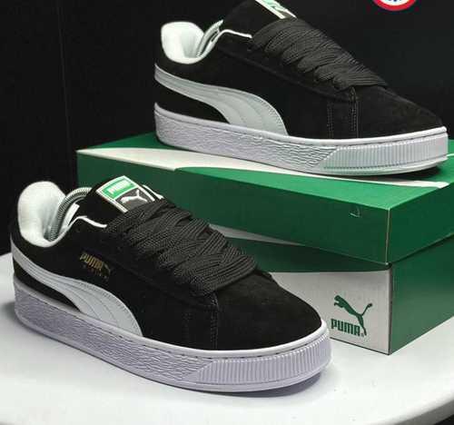 Кроссовки зимние Puma Suede XL green label