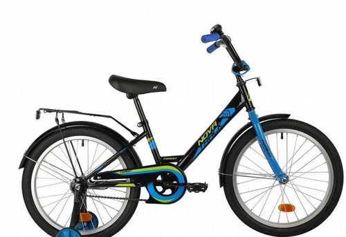 Велосипед детский novatrack 20" forest черный