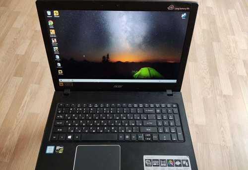 Игровой ноутбук Acer aspire e15