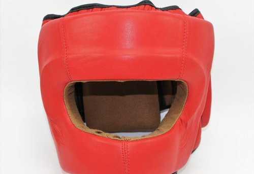 Шлем боксерский Velo New с бампером закрытый красн