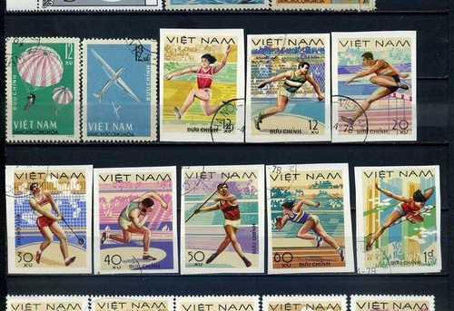 103 марки спорт Монголия Вьетнам Северная Корея
