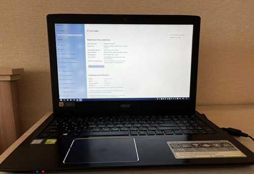 Ноутбук Acer aspire e15