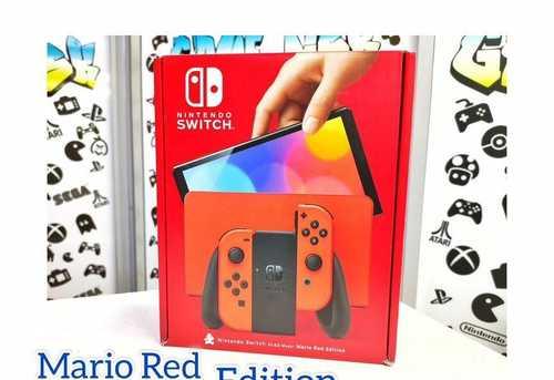 Nintendo Switch Oled Mario Red Edition Новый