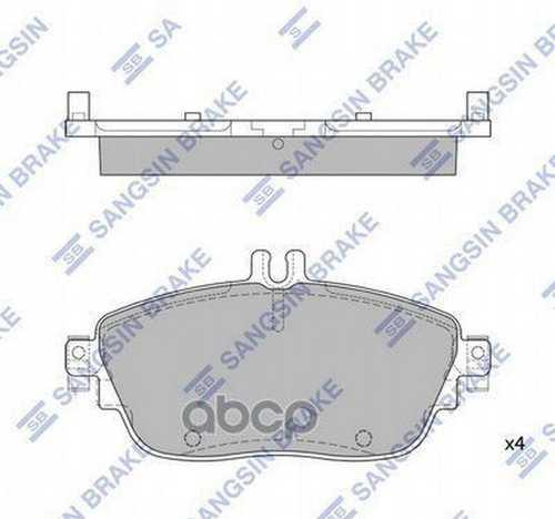 Колодки торм.дисковые Hi-Q MB A180 (W176) 12