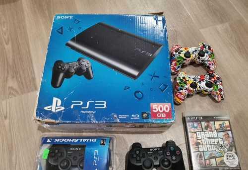 Sony playstation 3 super slim 500gb прошитая