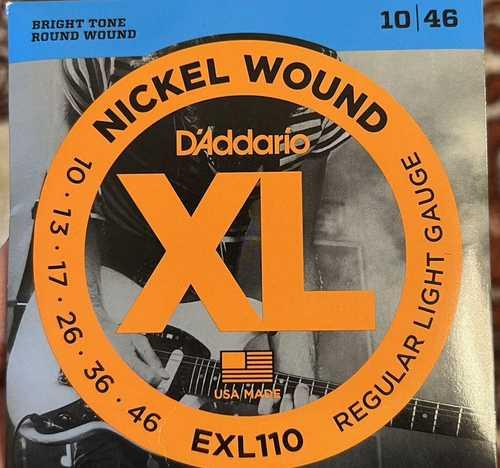 Струны D'addario 10-46