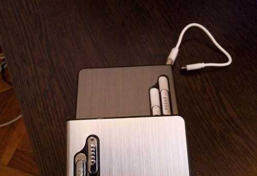 Портсигар с зажигалкой и USB зарядкой