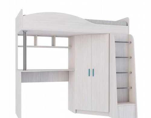 Кровать чердак со столом Каприз 2