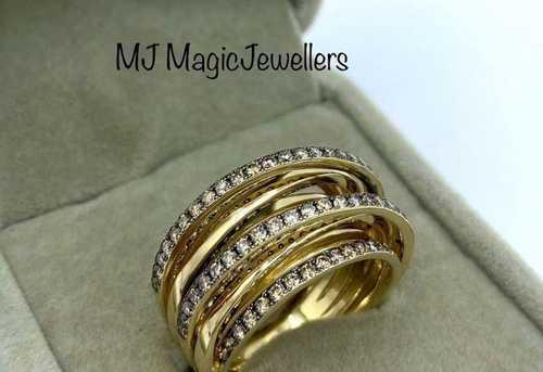 Кольцо в желтом золоте с бриллиантами De Grisogono