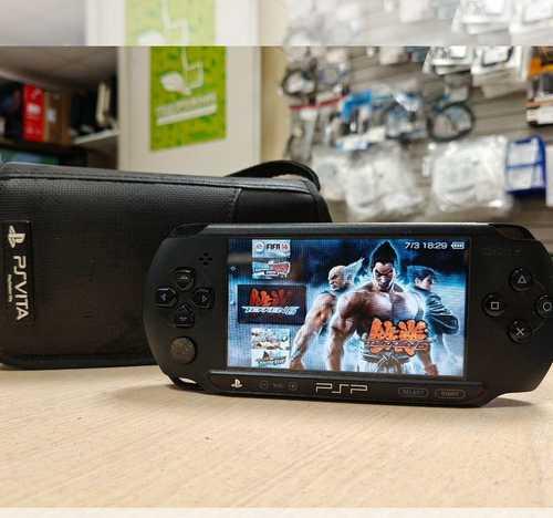 Игровая консоль Sony Portable PSP E-1008 (Прошитая