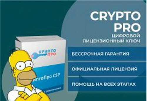 Ключи CryptoPro лицензионные с гарантией
