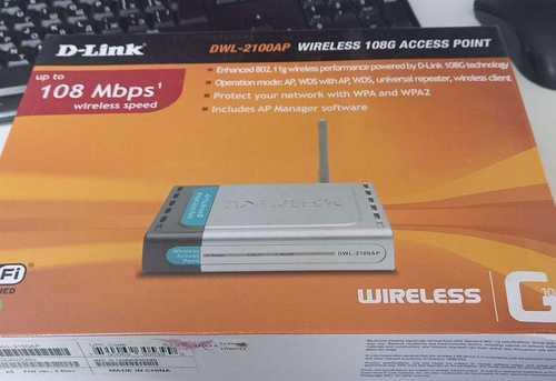 Тоска доступа DWL-2100AP D-link