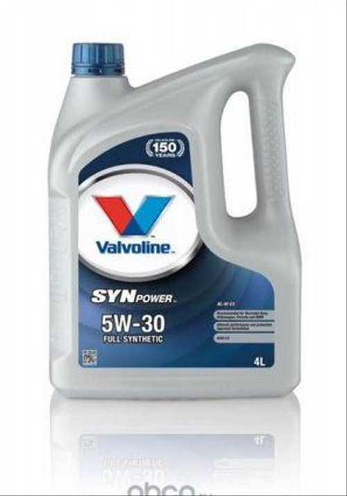 Масло моторное valvoline synpower XL-III C3 5W30 4