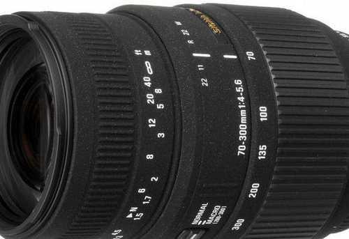 Sigma AF 70-300mm f/4-5.6 DG macro Canon EF+
