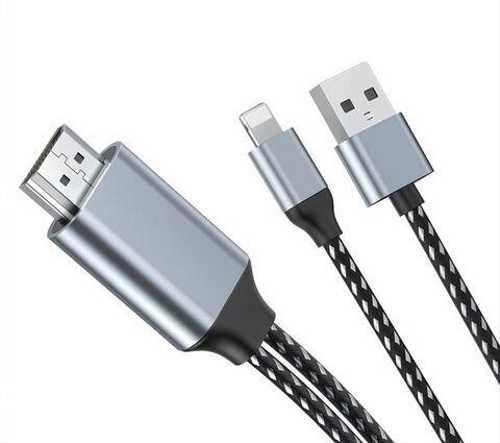 Кабель WiWU hdmi to Lightning + USB Cable X7L