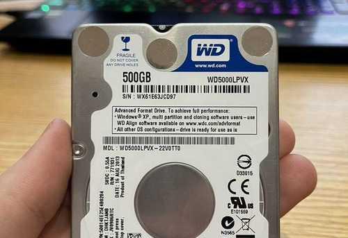 Жесткий диск wd blue 500 gb