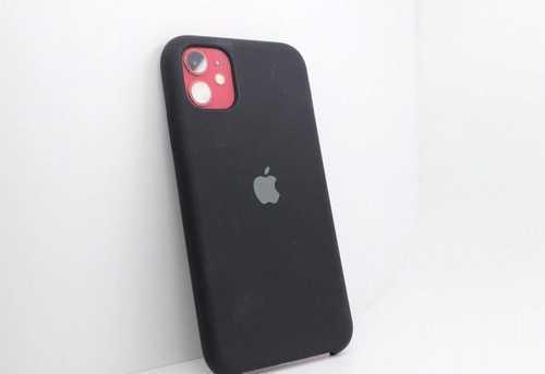 Silicone Case на iPhone 11 Чёрный