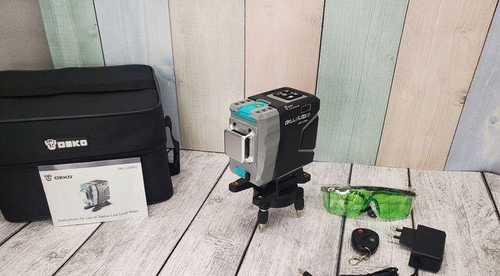 Лазерный уровень deko 3D нижний горизонт зеленый