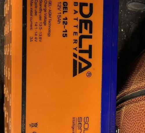 Аккумулятор Delta gel 12-15
