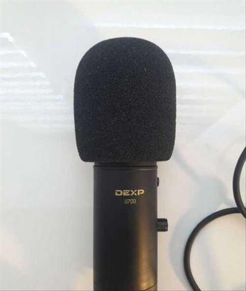 Студийный конденсаторный микрофон Dexp U700
