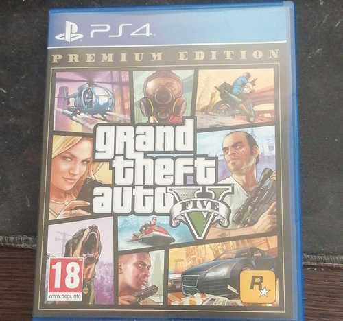 Grand theft auto 5 ps4 диск