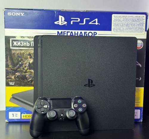 Sony Playstation 4 Slim 1Tb с коробкой