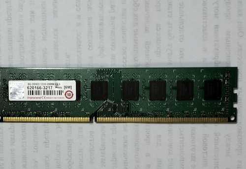 Оперативная память DDR III 8 Gb Transcend