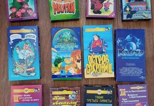 Видеокассеты VHS для детей: мультфильмы и фильмы