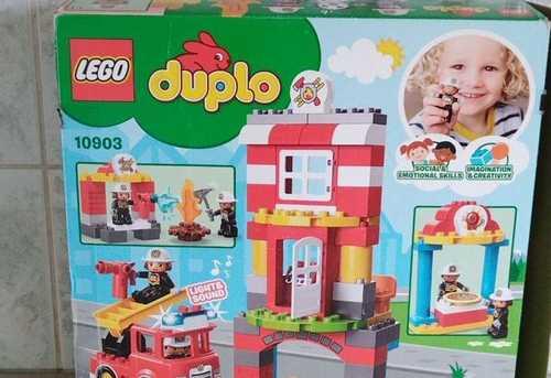 Lego duplo дом с пожарной машиной