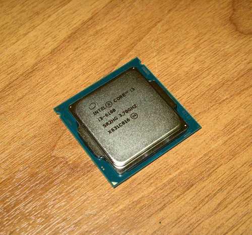Процессор i3 6100, сокет 1151 v1