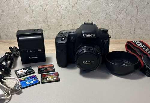 Canon 7D + 50mm 1.8 II + 4 CompactFlash