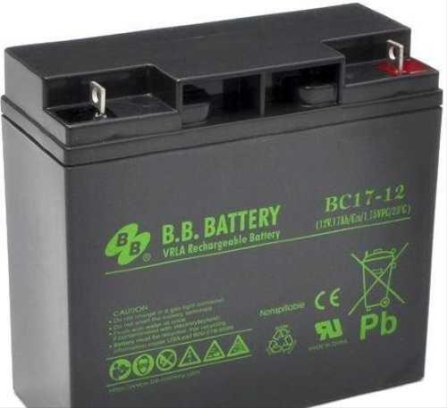 Аккумулятор BB Battery BC17-12 (12V / 17Ah)