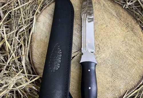 Нож охотничий ручной работы цельнометаллический