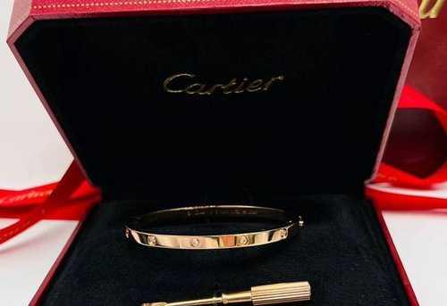 Браслет «Love» Cartier синтетические бриллианты