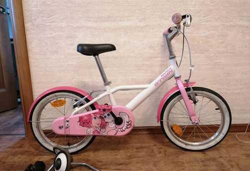 Детский велосипед Декатлон (btwin 16)
