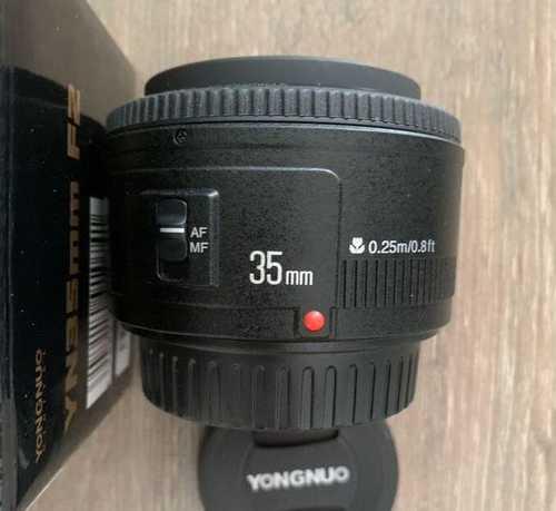 Объектив Yongnuo YN 35mm f/2 для Canon